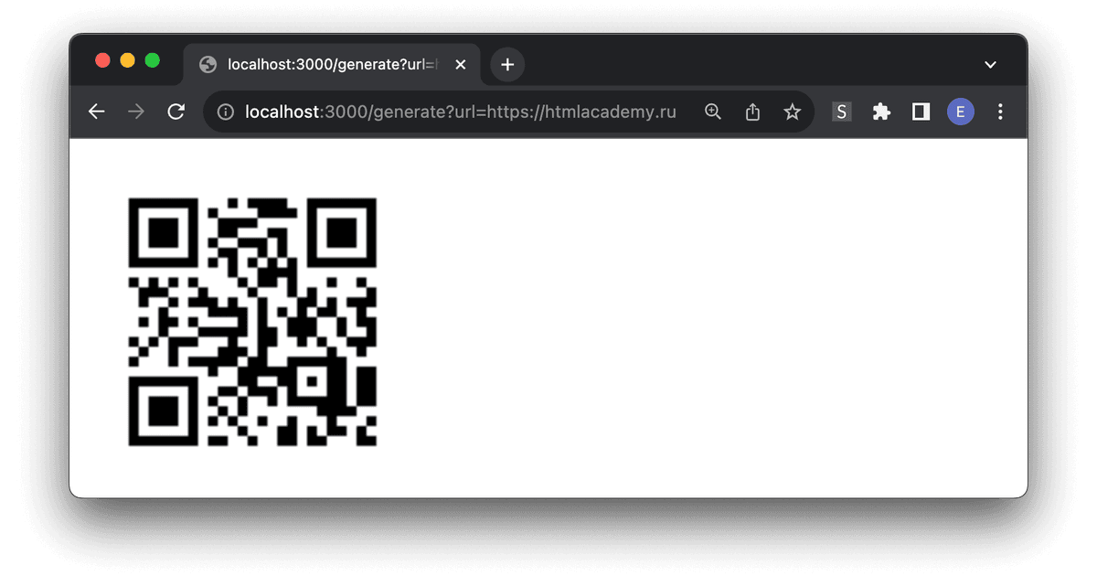 Генерация QR-кодов на JS в 4 шага. Node.js + qrcode — журнал «Доктайп»